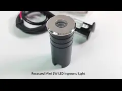 アルミニウムハウジング製、ステンレス鋼フロントカバー、1W CREE XPE LED単色、IP67、アルミニウム製