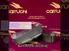 China VG1500010335 for howo wd615 engine Spare Parts OIL COOLER for sale