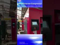 China 10L-150L Permanent Magnet Single Phase Screw Compressor Variable Frequency for sale