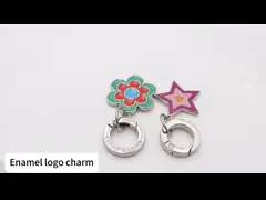 Metal Key Chain Bag Charm