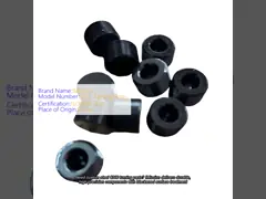 Customized Size Steel CNC Turning Parts with Blackened Surface Treatment