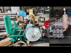 China Three Cylinder BW250 Hydraulic Mud Pump With Suction Slurry Diesel Powered for sale