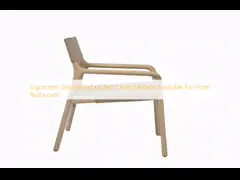 China Ergonomic Solid Wood Kitchen Chairs Modern Stackable For Hotel Restaurant for sale