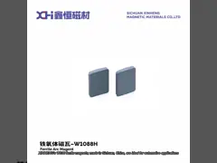 China High Temperature Sintered Car Ferrite Magnets with 340mm×255mm×75mm Package Size and 840pcs Per Carton for sale