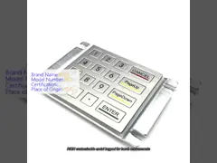 China Customizable Metal Key Code KeyPad For Harsh Environments And Extreme Temperatures for sale