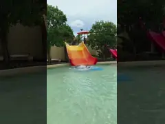 China High Quality Entertainment Water Park Fiberglass Water Slides Fun Game for Kids Playground for sale