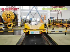Carrello di trasferimento montato su rotaia, carrello di trasferimento elettrico da fabbrica da 15T
