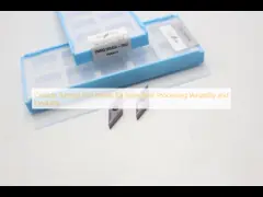 Inserti per utensili di tornitura in metallo duro per la lavorazione di fori interni: versatilità e flessibilità