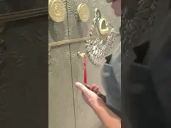 China Locking Secure Aluminum Garden Gate For Villa And Home Metal Garden Gate for sale