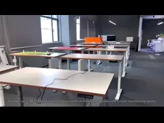 中国 メラミンボード素材スタンディングテーブル電動高さ調節可能コンピューターデスク 販売のため