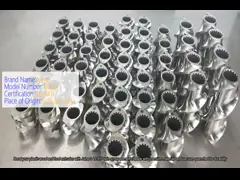 JSW gemellato TEX 65 elementi della vite di macchina dell'espulsore per la fibra di vetro ed il nylon del PVC di PA del PE dei pp