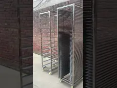 베이커 레스토랑 6 12 15 32 레이어 스테인리스 스틸 베이커리 트롤리 카트 시트 팬 랙