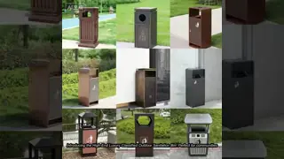 High-End Luxury Classified Outdoor Sanitation Bin - For Communities, Streets, Scenic Areas, Hotels & Properties