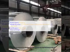 China Aluminum Alloy 3003 Aluminum Foil for Food Container Manufacturing, Thickness 0.4–0.8mm, Width Customizable (Tolerance), Oil-Resistant PE Coating for sale