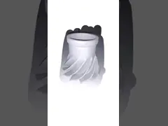 Wax Casting A356 Material Impeller Is Used To 3D Print The Wax Shell