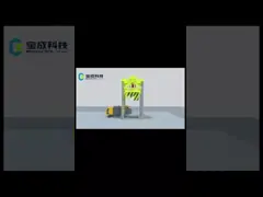 China VerticaL Smart Bin Hydraulic  Marine Solid   Refuse Trash Waste Refuse Garbage Compactor for sale