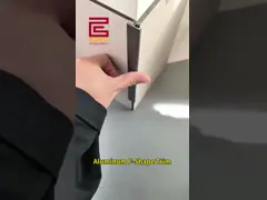 View Flexible Matte Black Aluminium Edge Tile Trim Tile Border Strips Demo