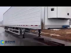 Heavy 80m3 small 1 ton electric used refrigerated  trailer van reefer truck