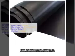 Carbon Black Content 2.0-3.0 Percent HDPE Geomembrane Liner Smooth Surface with Tear Strength Not Less Than 25KN per Meter Durable and Material