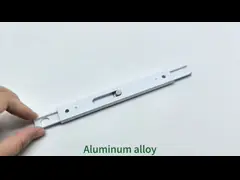 China Aluminium Hardware Accessory White Color Sliding Door Flush Bolt for sale