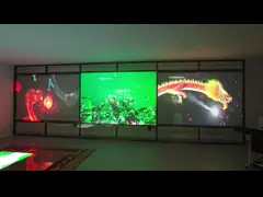 China Pantalla LED transparente de alto brillo, ultradelgada P4 DC5V, pantalla publicitaria autoadhesiva para pared de ventana de vidrio en venta