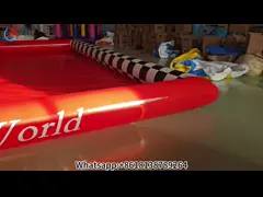 See Why Choose Commercial Inflatable Swimming Pool Red Inflatable Bouble Pool For Outdoor