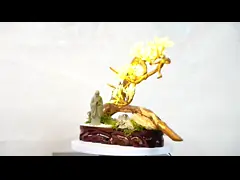 Potted plant lamp