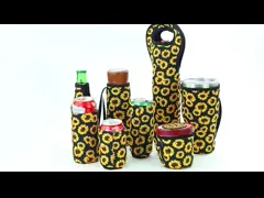 China Sublimatoin Lip Gloss Holder Keychain Diy Photo Printing Neoprene Chapstick Sleeve Lipstick Lip Balm Holder for sale