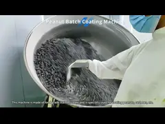 China 100kg/h Large Diameter Peanut Chocolate Coating Machine For Perfect Food Coating for sale