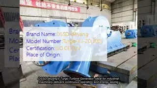 Turgo Turbine Generator with 30~50 Years Lifespan 3Phase/1phase and 200kW-10MW Rated Power for Continuous Operation