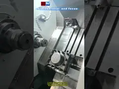 12/5000Slant-bed CNC lathe, processing display #machine #cnc #factory