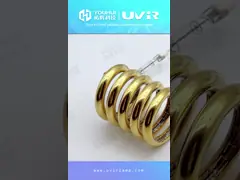 China 24-575V Voltage 39-600mm Outside Diameter 1100-2600℃ Filament Temperature Ring Infrared Lamp Circular Infrared Heater Tube for sale