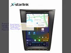 Carplay 12,1-Zoll GPS-Navigation Android 12 Vertical Tesla Großbildschirm 8 Kern-CPU für Lexus GS 2004-2011