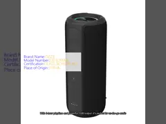 무선 블루투스 스피커 방수 IPX7 평가된 TWS 쌍짓기함수