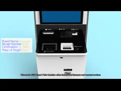 Wisecard WCT K-530 32インチ スマートテラーマシン、Intel i5プロセッサ、8GBメモリ搭載、即時カード発行と口座サービスに対応