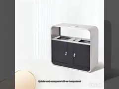 Factory Direct Supply - Municipal Public Street Sanitation Trash Can | 4-Compartment Large-Capacity Dual-Bucket (Inner & Outer) Customizable Waste Bin