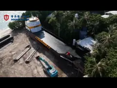 Ship Launching Project using Marine Rubber Airbags