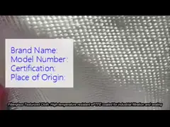 China High-Temperature Resistant Waterproof Fiberglass Texturized Cloth with Customized Size for Industrial Applications for sale