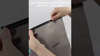 China Customized PVC matte zipper clothing bags, plastic zipper locks, clothes, T-shirts, other clothing packaging - for socks and shoes for sale