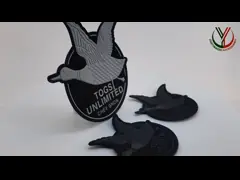 Introduce Debossed 300psi 3M Reflective Labels Iron On Patches For Jeans For You