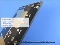 PCB a doppio strato ad alta frequenza costruito su rame da 2oz 3,0mm PTFE con DK2.2 per sistemi radio