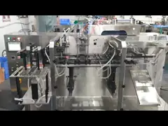 Machine d‘emballage pour jus de fruits liquides en deux étapes, coulis, miel, sauce soja en sachets préfabriqués/petits sachets