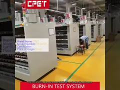 中国 床に立つDC自動車充電池の燃焼式試験システム 販売のため