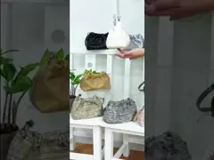 China Premium leather cloud bag soft touch minimalist design shoulder bag  Top-grain Cowhide Small Gold Balls Woven Shoulder Crossbody Bag China factory wholesale for sale