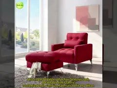 China Compact Napping Pull Out Sofa Bed Furniture With Ottoman Single Seat for sale