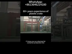 China Custom Plastic Crates for Warehouse Storage Waterproof and Durable Logistics Solution for sale