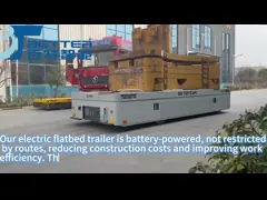 Carro de transferencia sin rieles para trabajo pesado para almacenamiento de matrices y operaciones de prensado