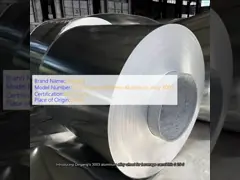 Aluminum alloy 3003 aluminum sheet for beverage cans, thickness 0.25–0.3mm, width 900mm, anodized protection