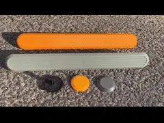 China 280x35mm ABS TPU Road Stud Stip Anti-slip Road Tactile Strips Tiles Plastic Tactile Indicator Tiles Adhesive/without Adhesive for sale