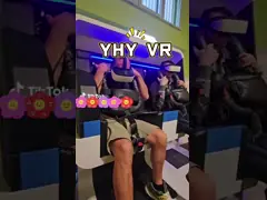 YHY-01.064 Monopatín de realidad virtual con doble asiento VR 360-Simulator mit virtueller Realität und einem virtuellen Simulator